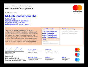 Certificates - M-Tech Innovations Ltd